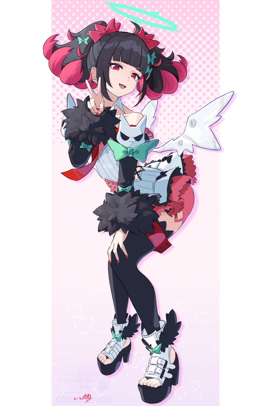 uixy, rokudu sariel, zenless zone zero, commentary request, highres ...