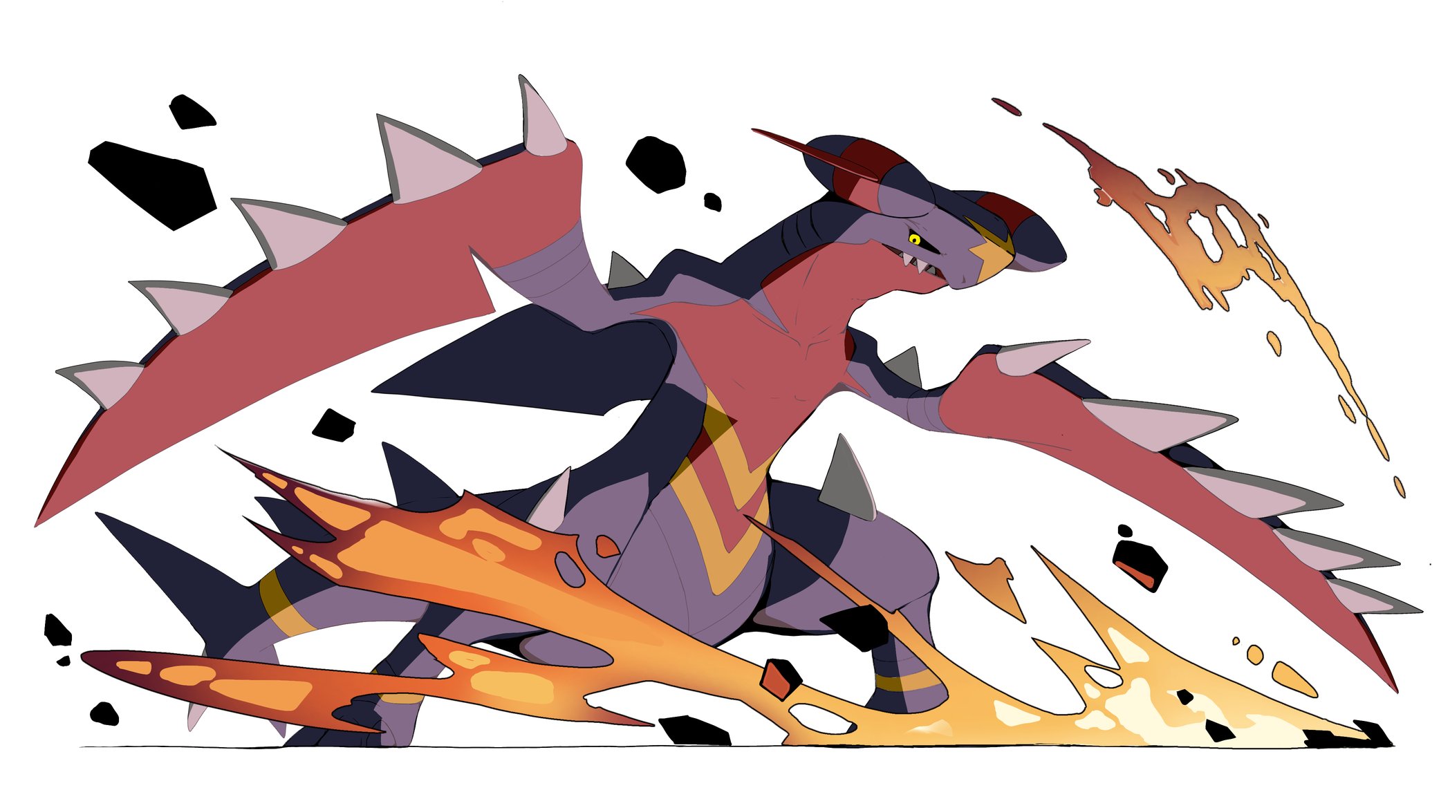 psaber97, garchomp, mega garchomp z, nintendo, pokemon, commentary ...