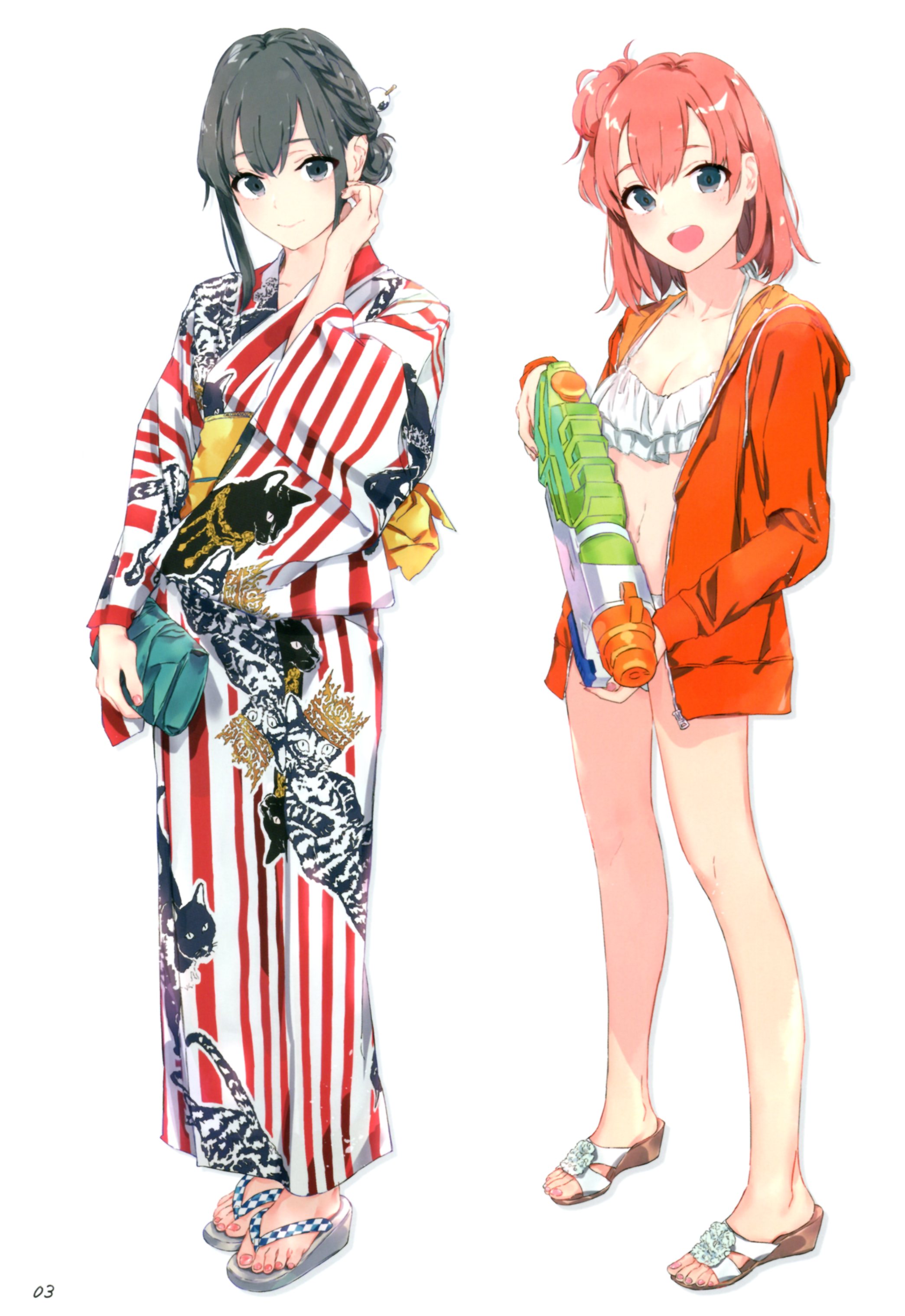 ponkan 8, yuigahama yui, yukinoshita yukino, yahari ore no seishun ...