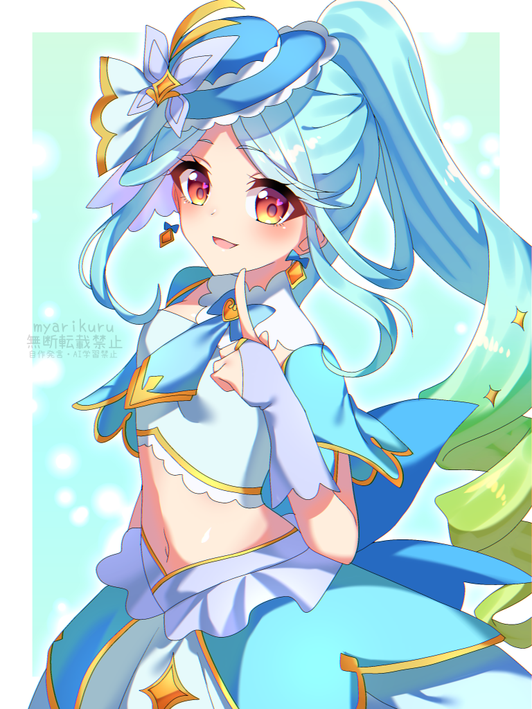 myarikuru, cure eclair, meitantei precure!, precure, commentary, 1girl ...