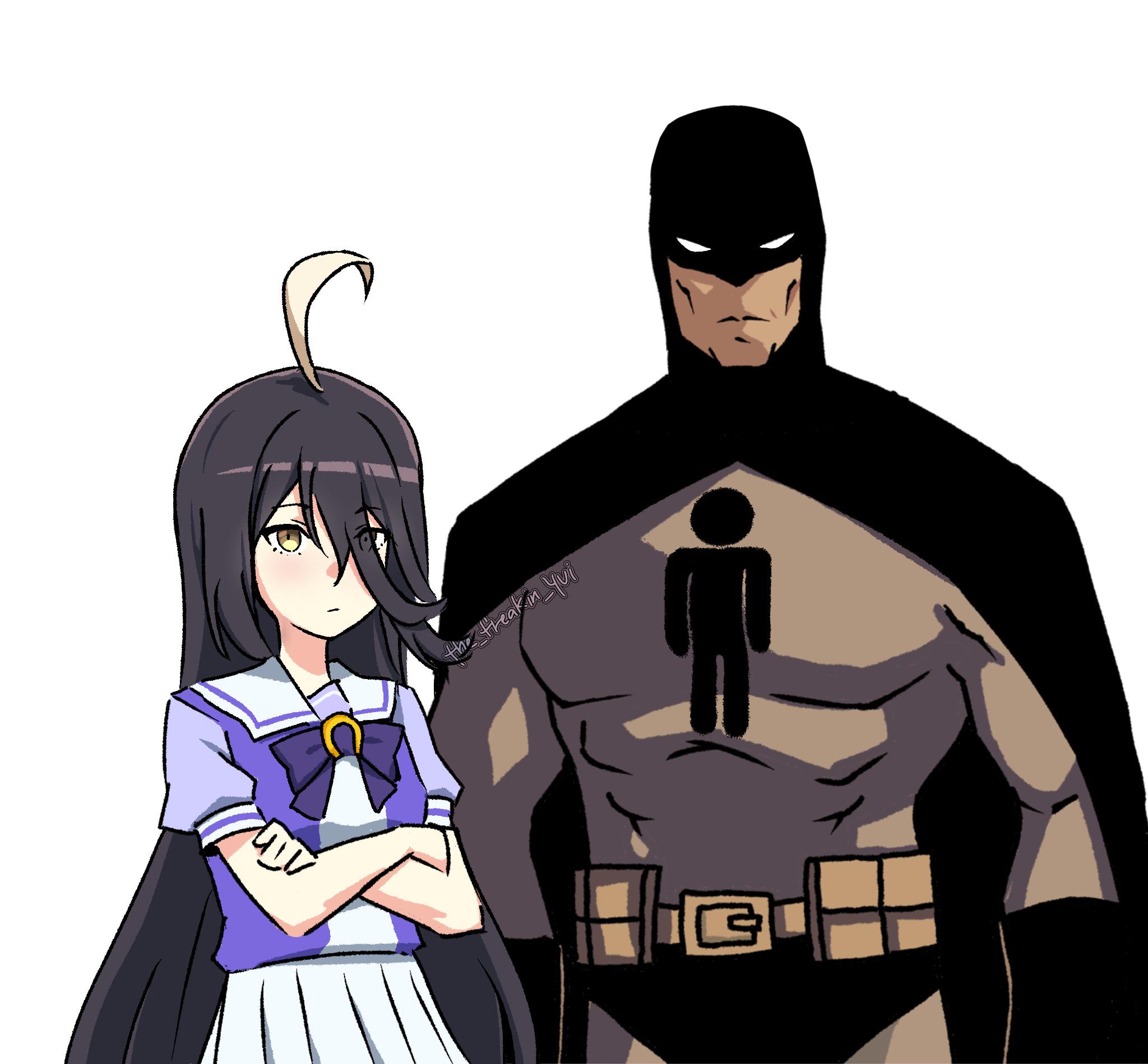 the freakin yui, batman, manhattan cafe (umamusume), batman (series ...