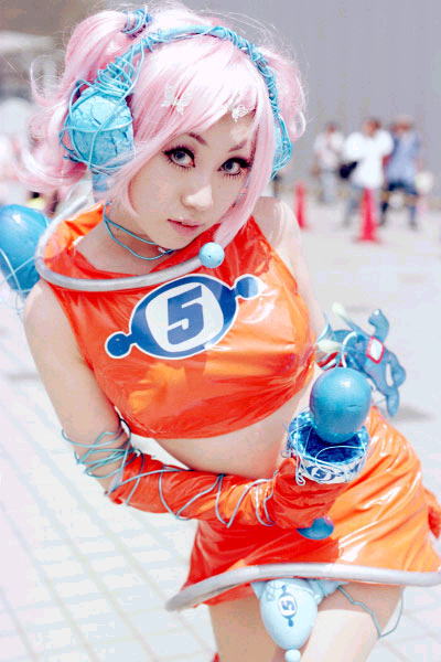ulala, sega, space channel 5, cosplay photo, photo (medium), 1girl ...