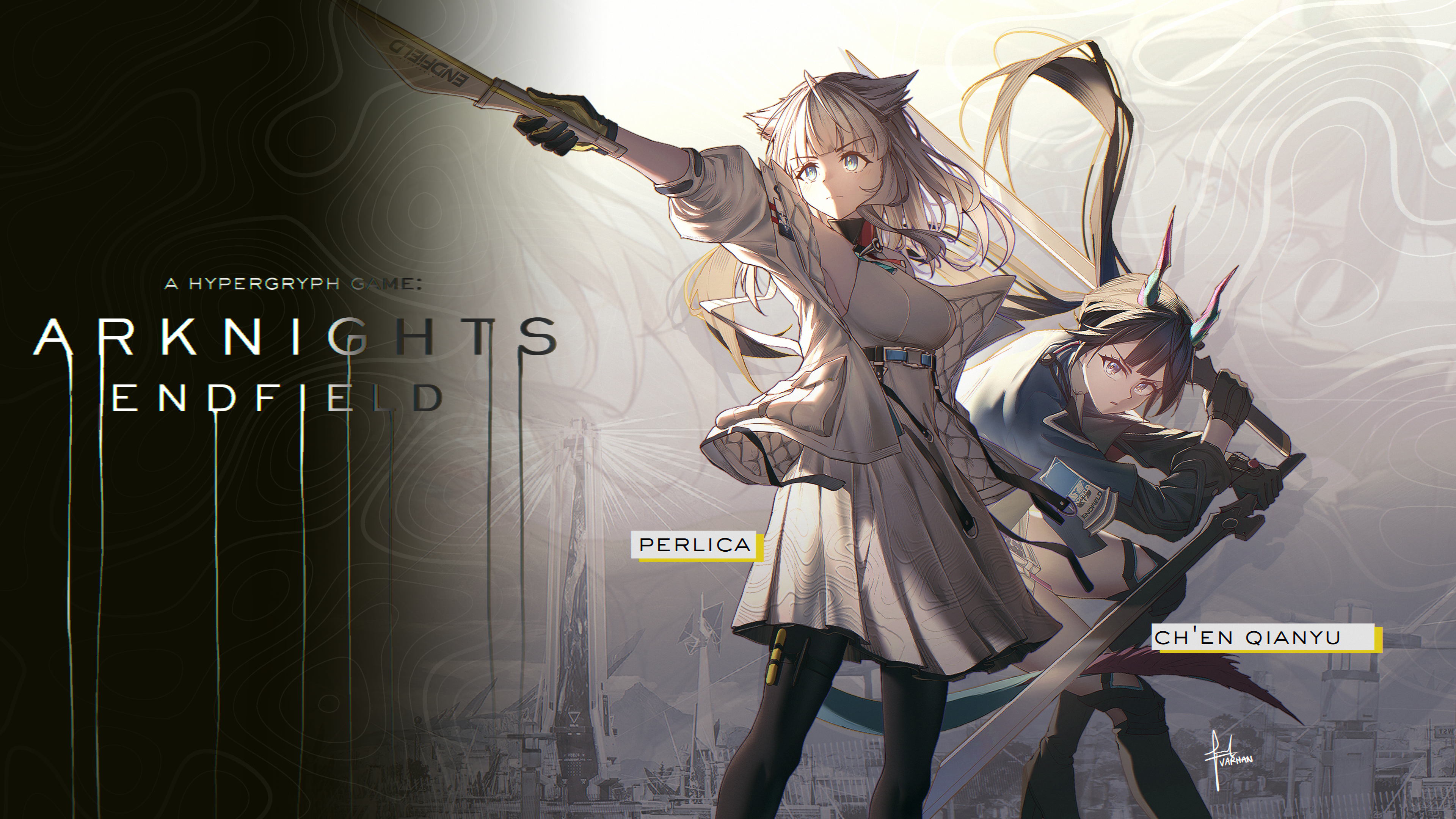 varhan zuhair, chen qianyu (arknights), perlica (arknights), arknights ...