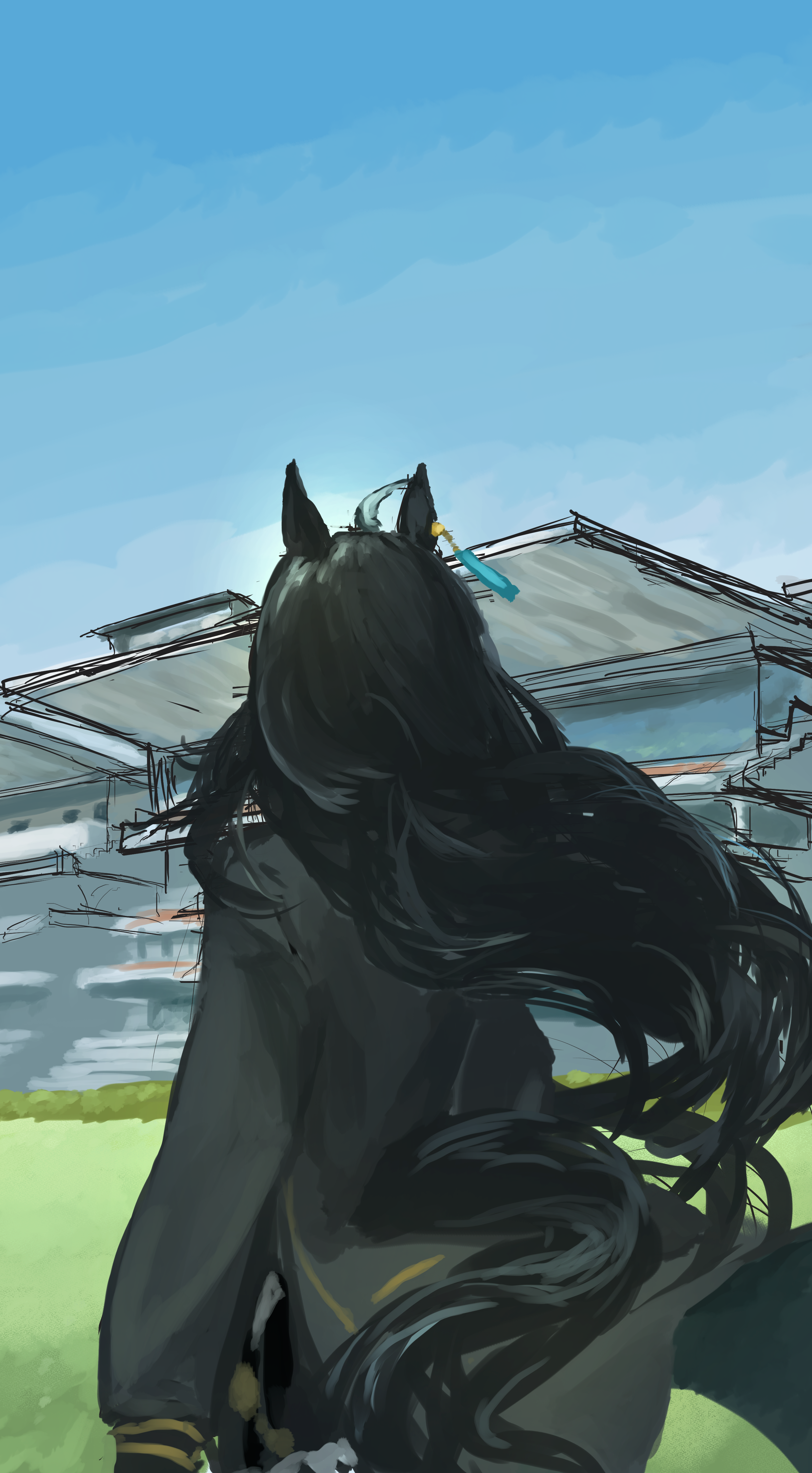 fujigaya seizo, manhattan cafe (umamusume), umamusume, absurdres ...