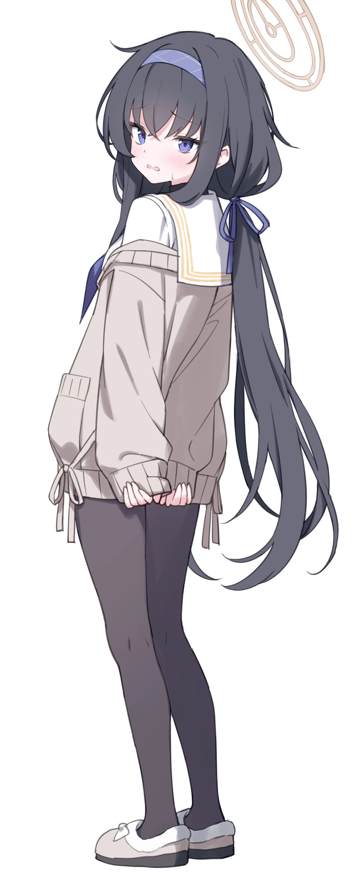 jyt, ui (blue archive), blue archive, absurdres, chinese commentary ...