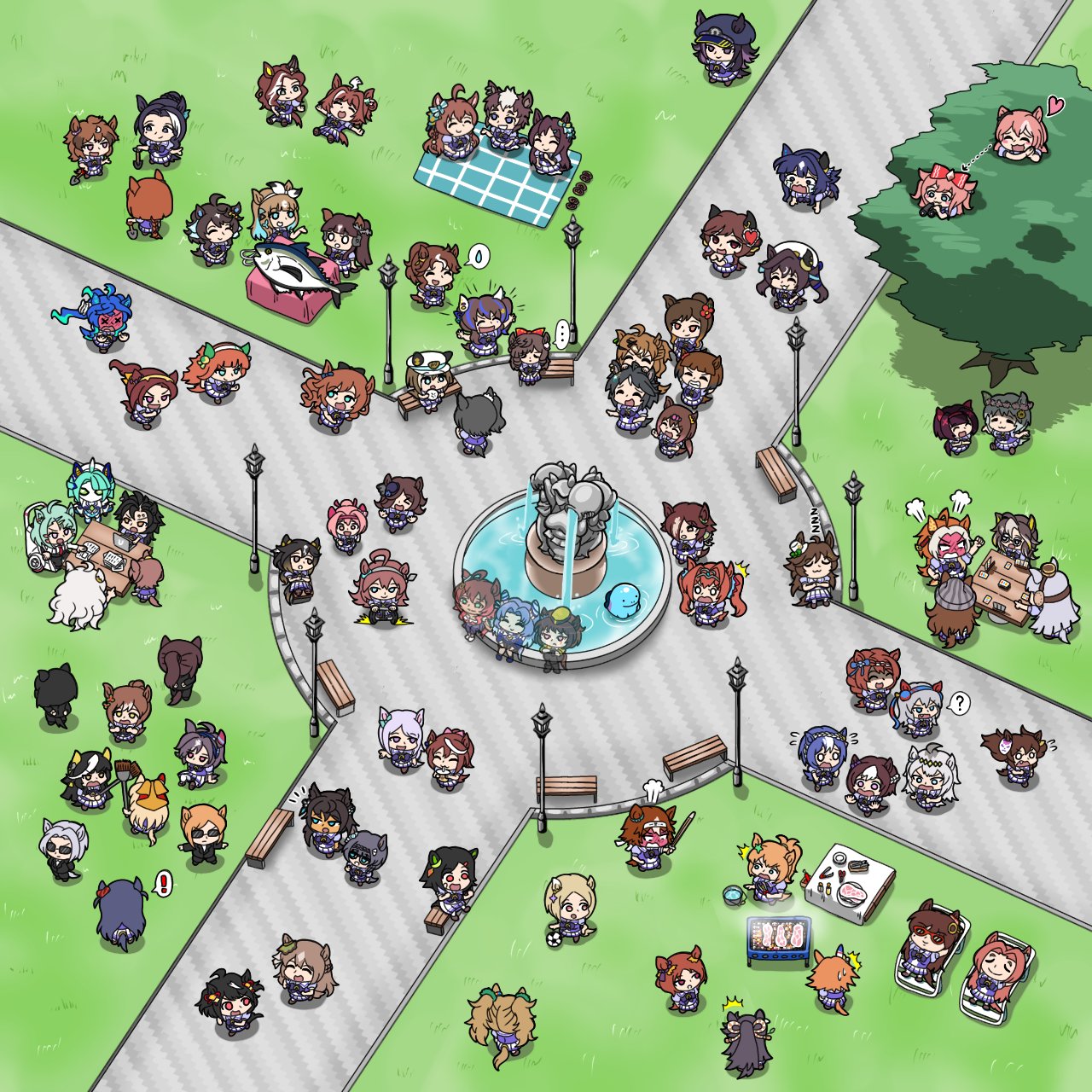 agnes digital (umamusume), air shakur (umamusume), almond eye ...