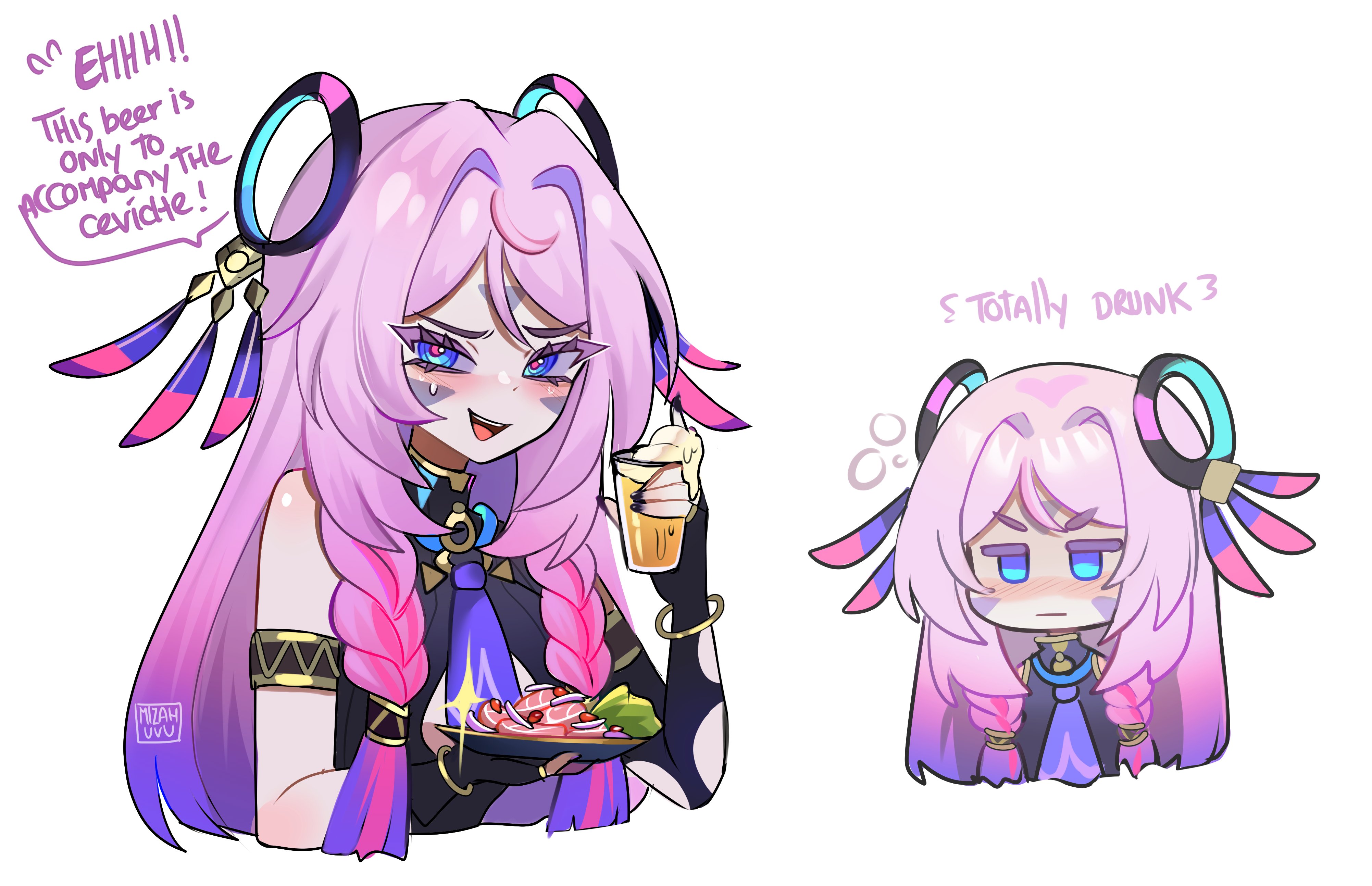 mizah (mizah), citlali (genshin impact), genshin impact, gold armlet ...