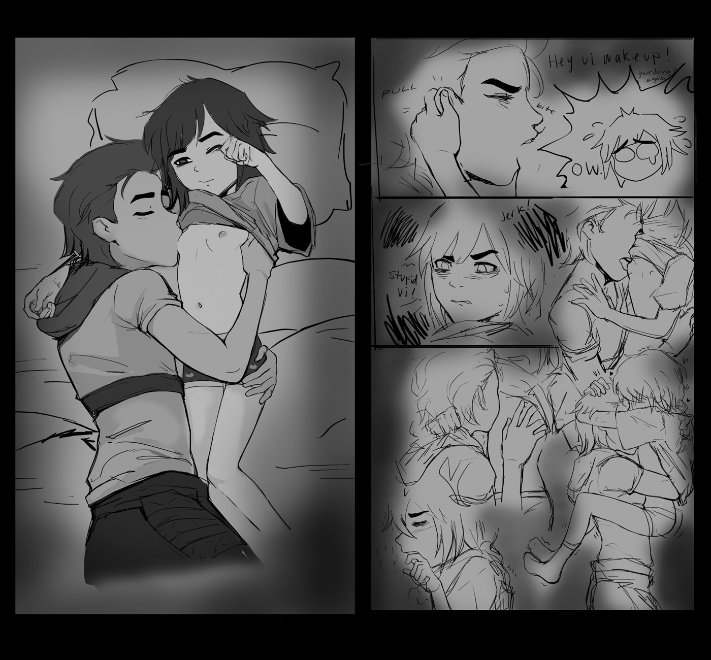 Mooch Artist Arcane Jinx Arcane Vi Jinx League Of Legends Powder Arcane Vi League Of