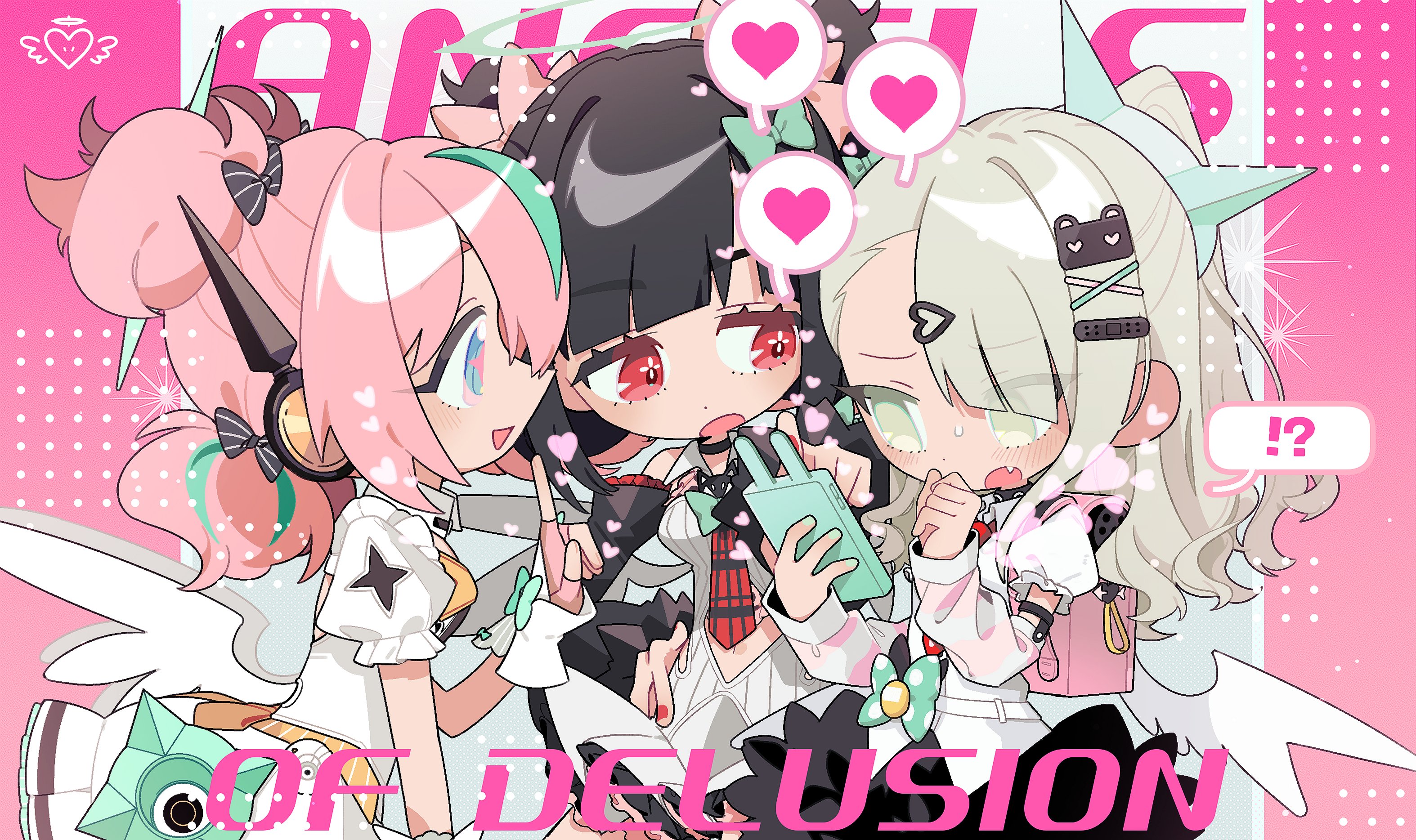 sanada ima, chinatsu remiel, rokudu sariel, yutane johiel, angels of ...