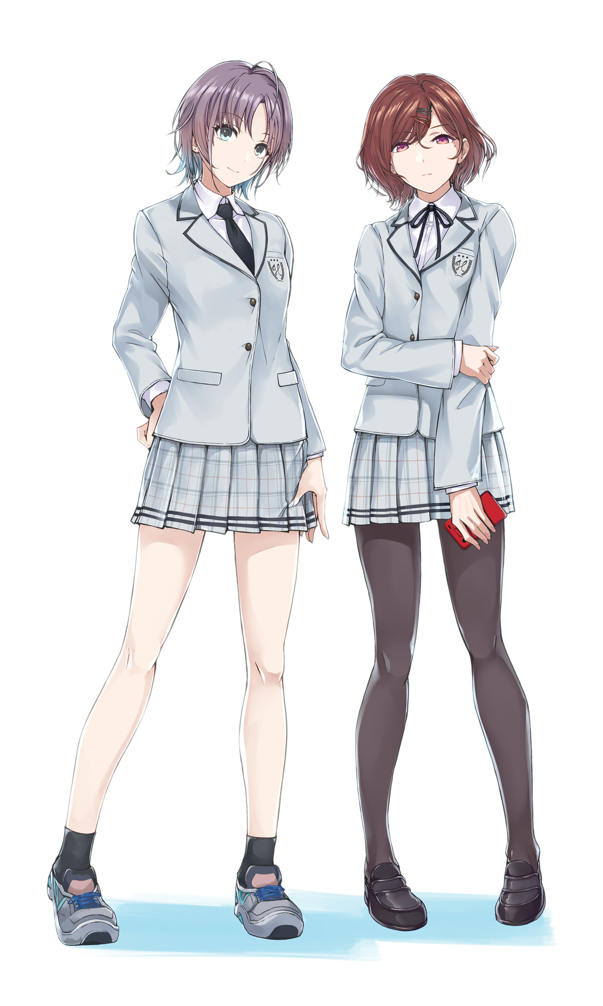 hi-ho-, asakura tooru, higuchi madoka, idolmaster, idolmaster shiny colors, highres, 2girls ...