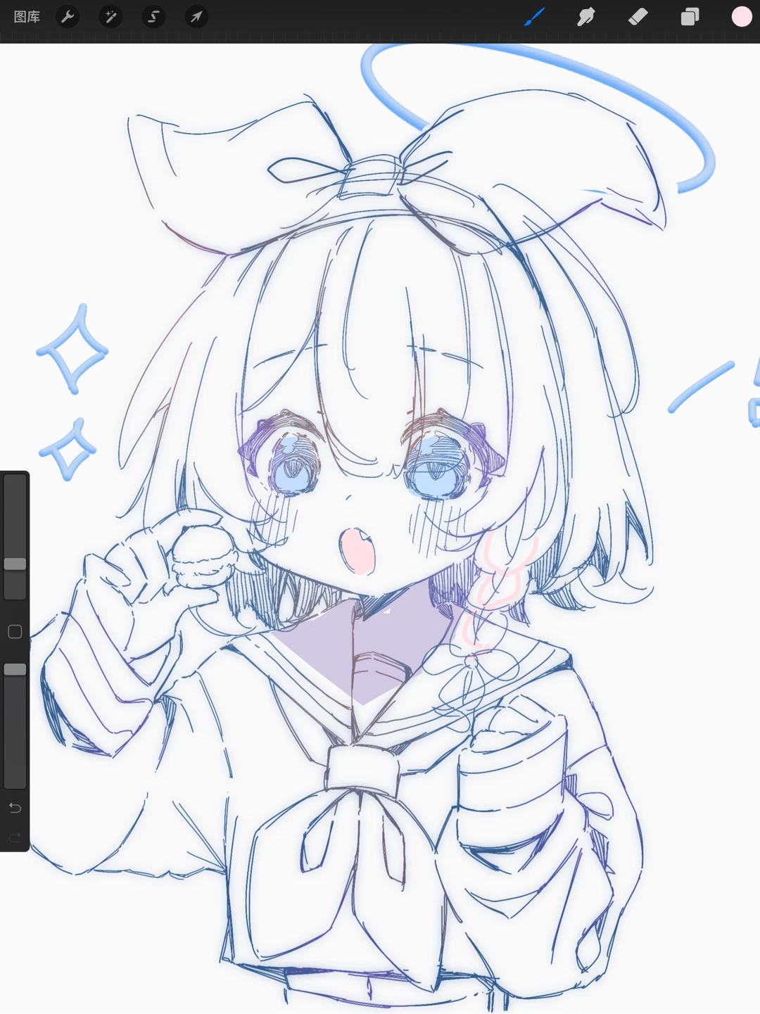 arona (blue archive), blue archive, screencap, chinese commentary ...