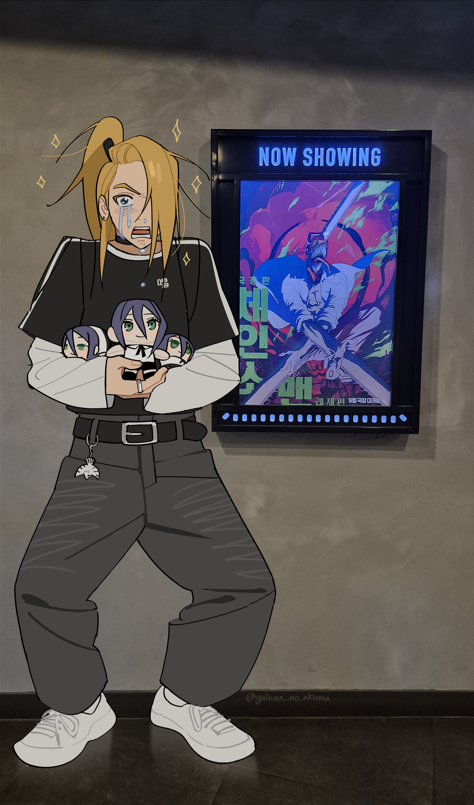 guinea no akuma, deidara (naruto), denji (chainsaw man), reze (chainsaw ...