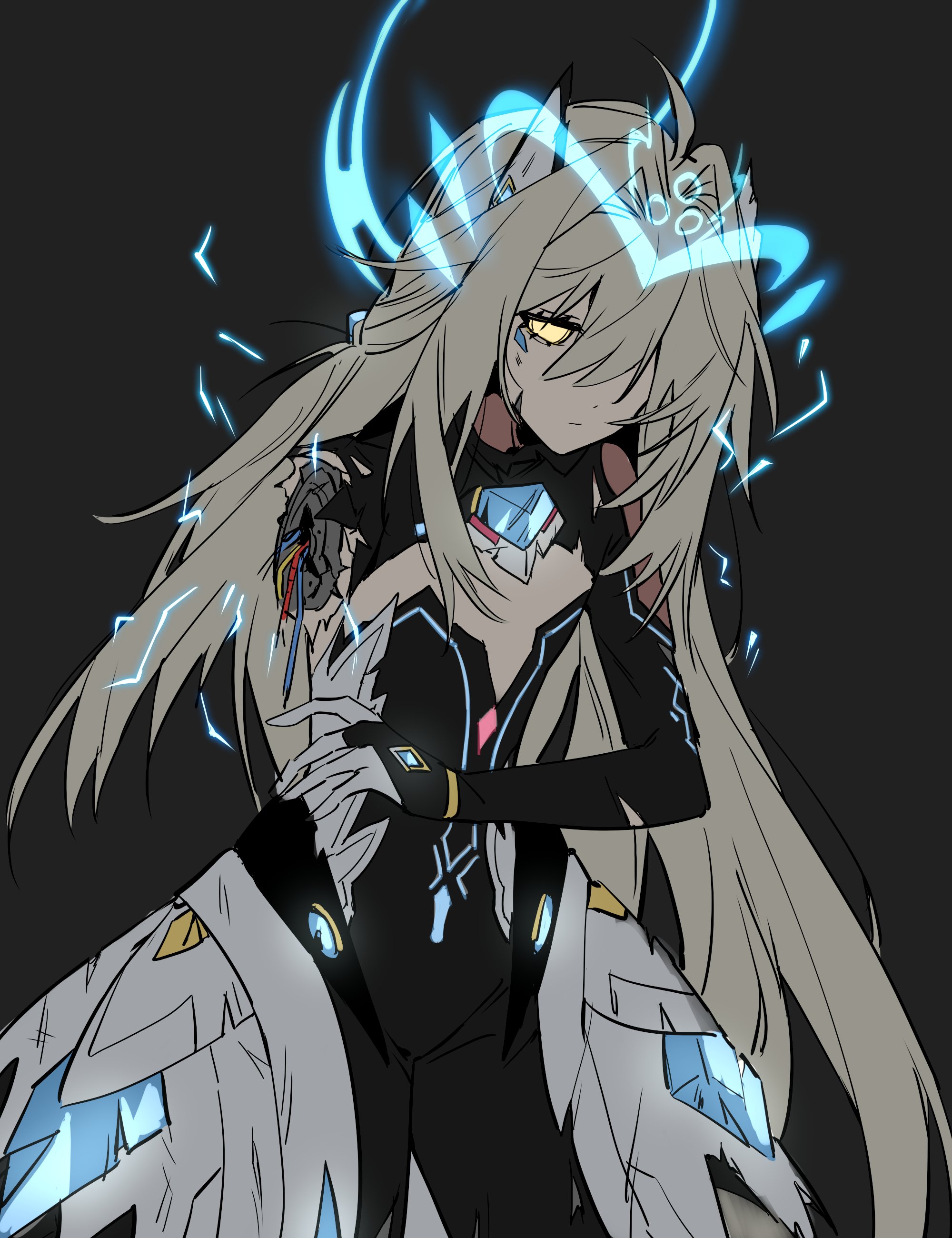 code: sariel (elsword), eve (elsword), elsword, absurdres, highres ...
