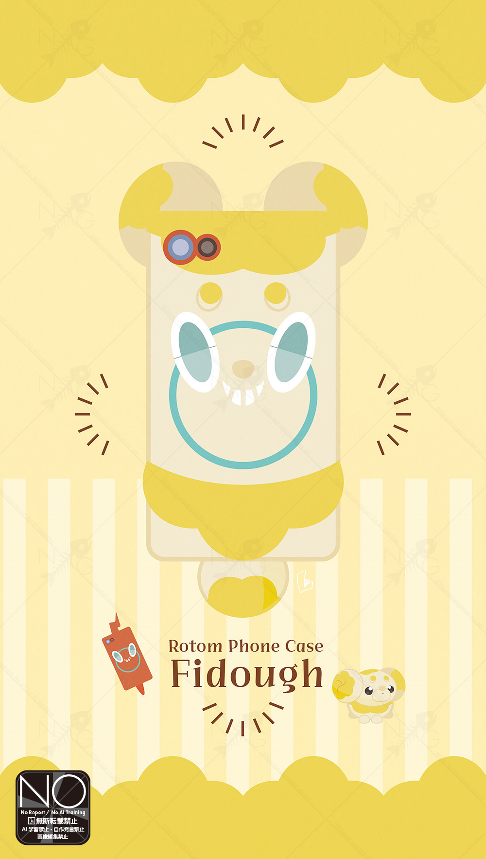 meme (sleepsheep), fidough, rotom, rotom phone, nintendo, pokemon ...