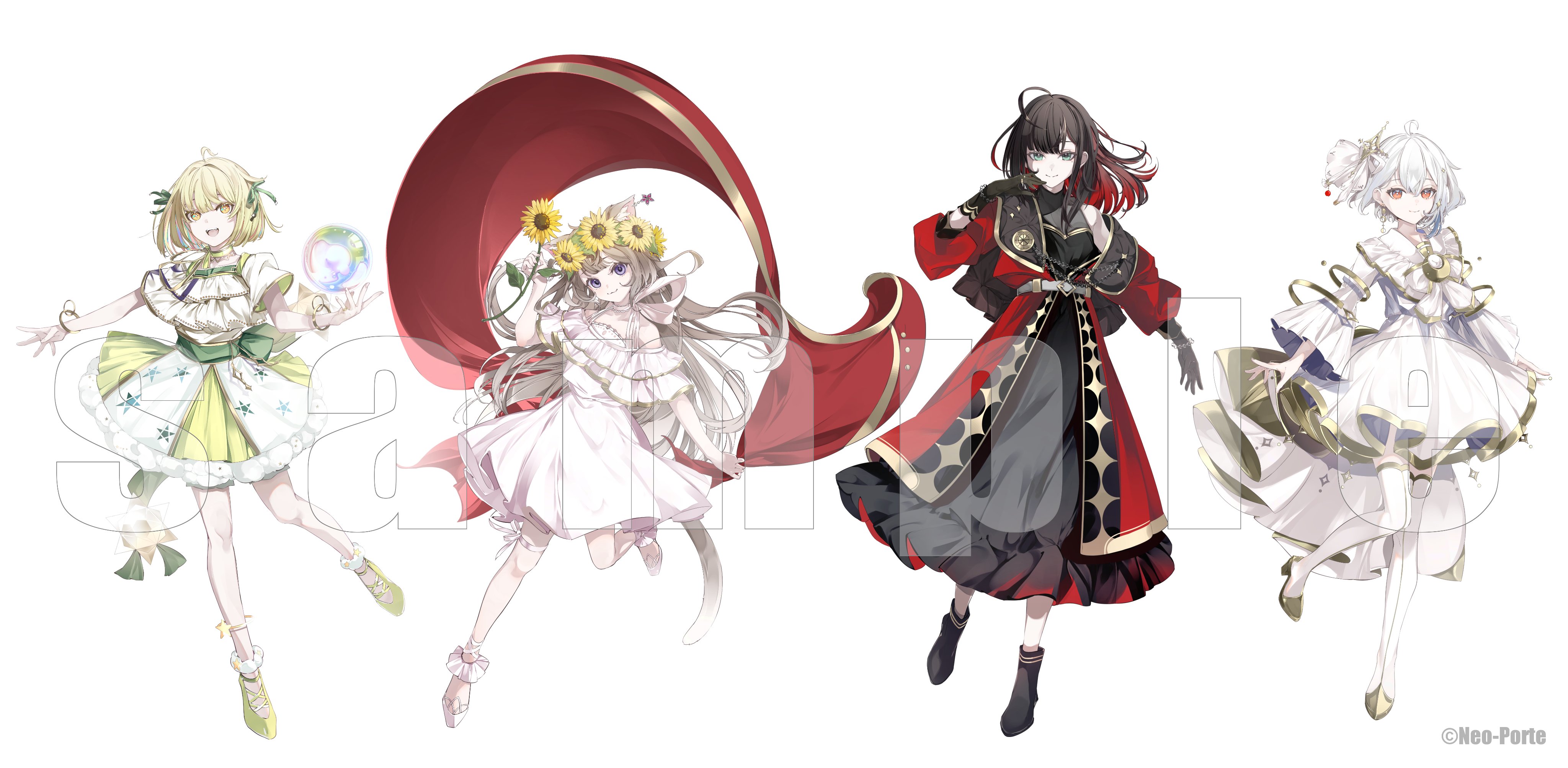 yonemuro, hizuki yui, mitsuba eni, shirona shizuku, yozuna niu, neo ...