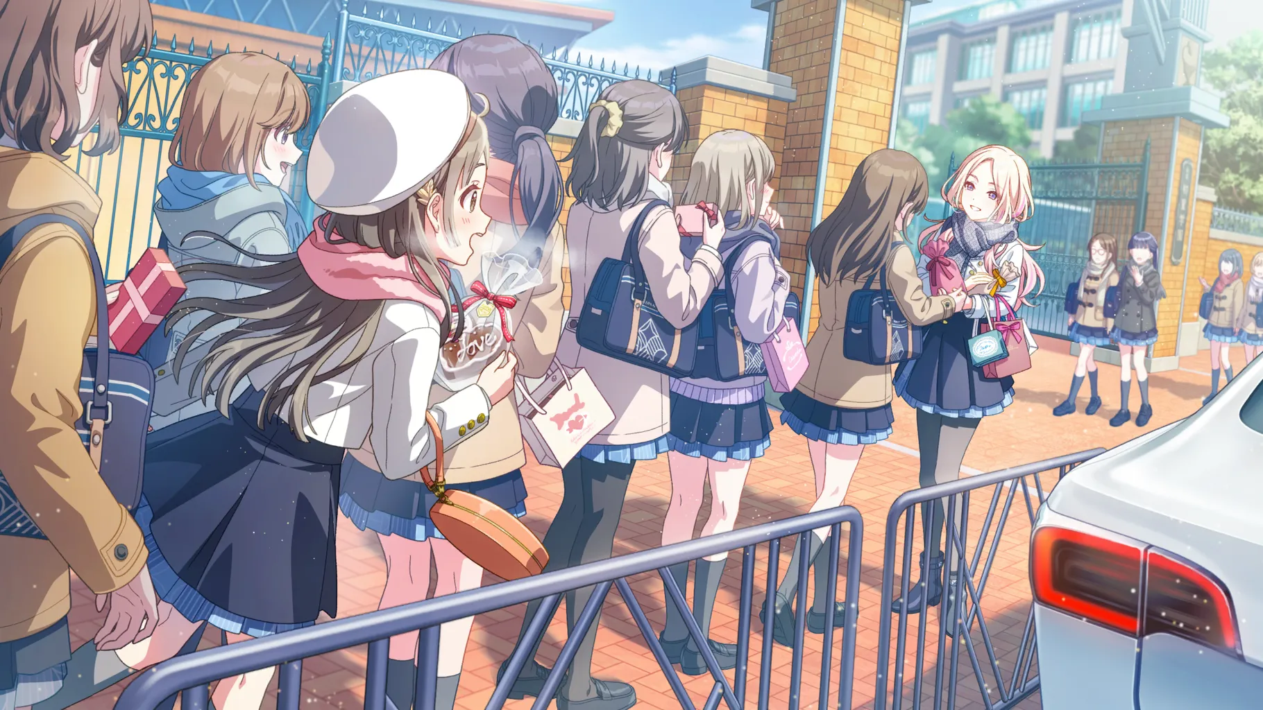 juo sena, kuramoto china, gakuen idolmaster, idolmaster, mist, game cg ...