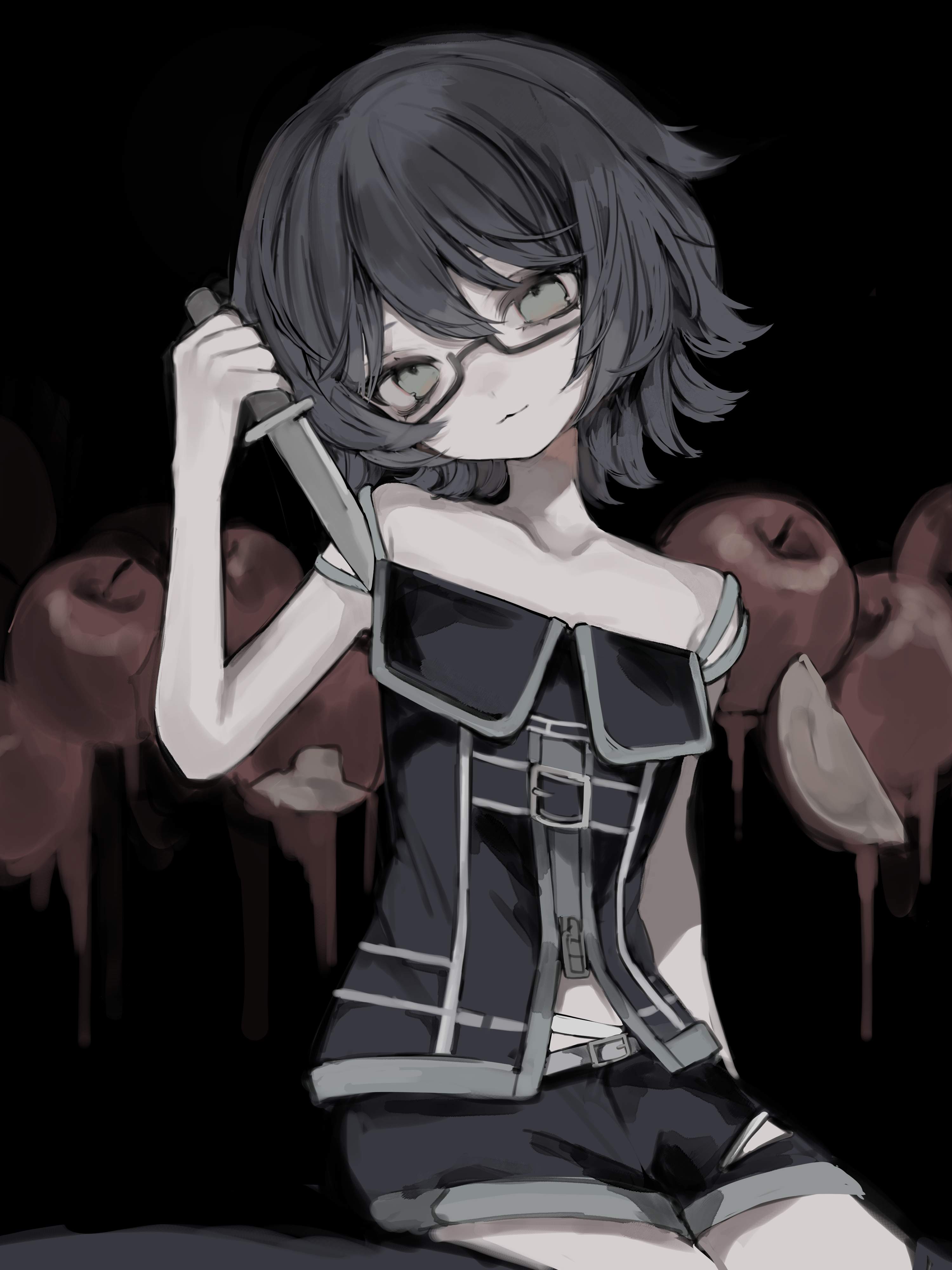 manuka x x, reiya (orkastle), orkastle, absurdres, highres, 1girl, :3 ...