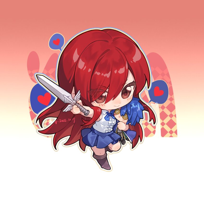 xuchuan, erza scarlet, jellal fernandes, fairy tail, commentary ...