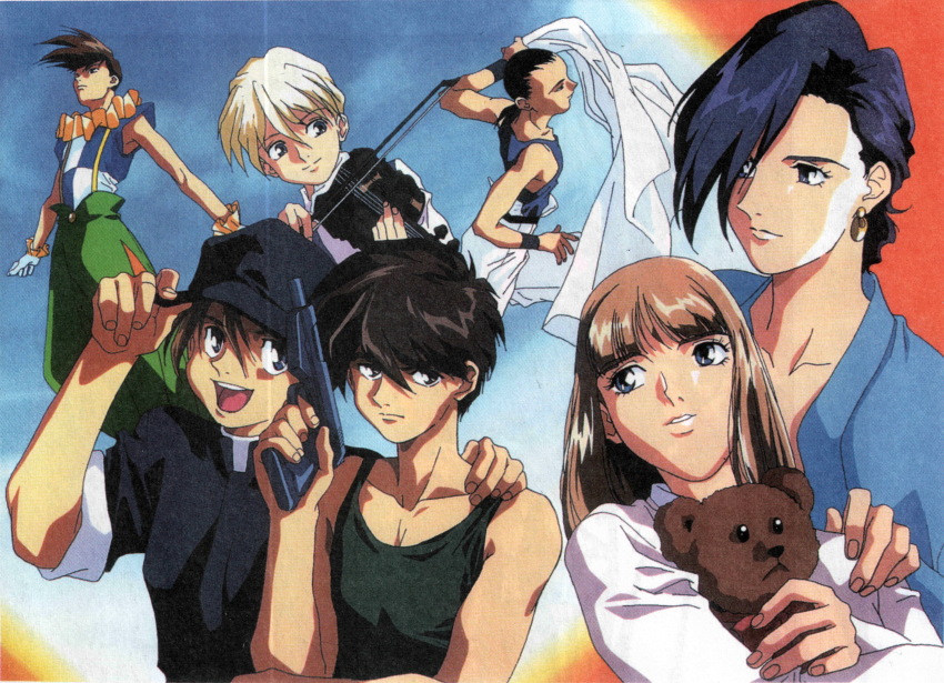 chang wufei, duo maxwell, heero yuy, lucrezia noin, quatre raberba ...