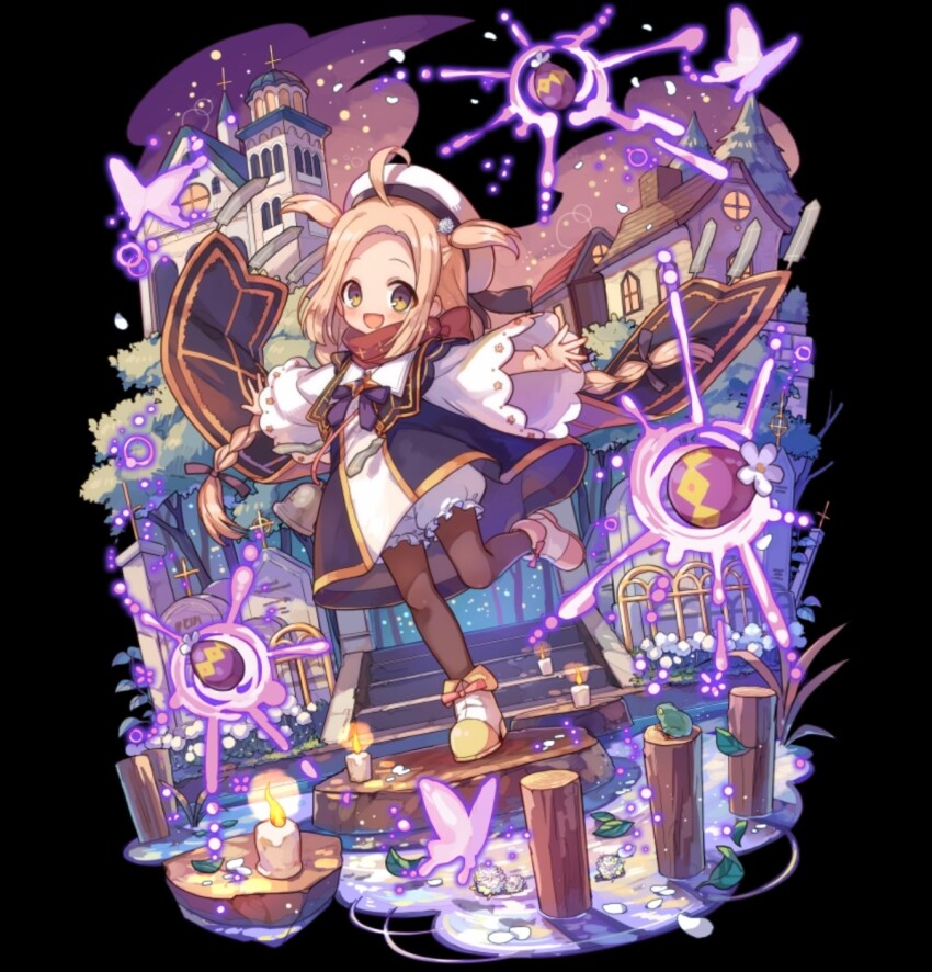 merc storia art team, merc storia, highres, official art, 1girl, :d ...