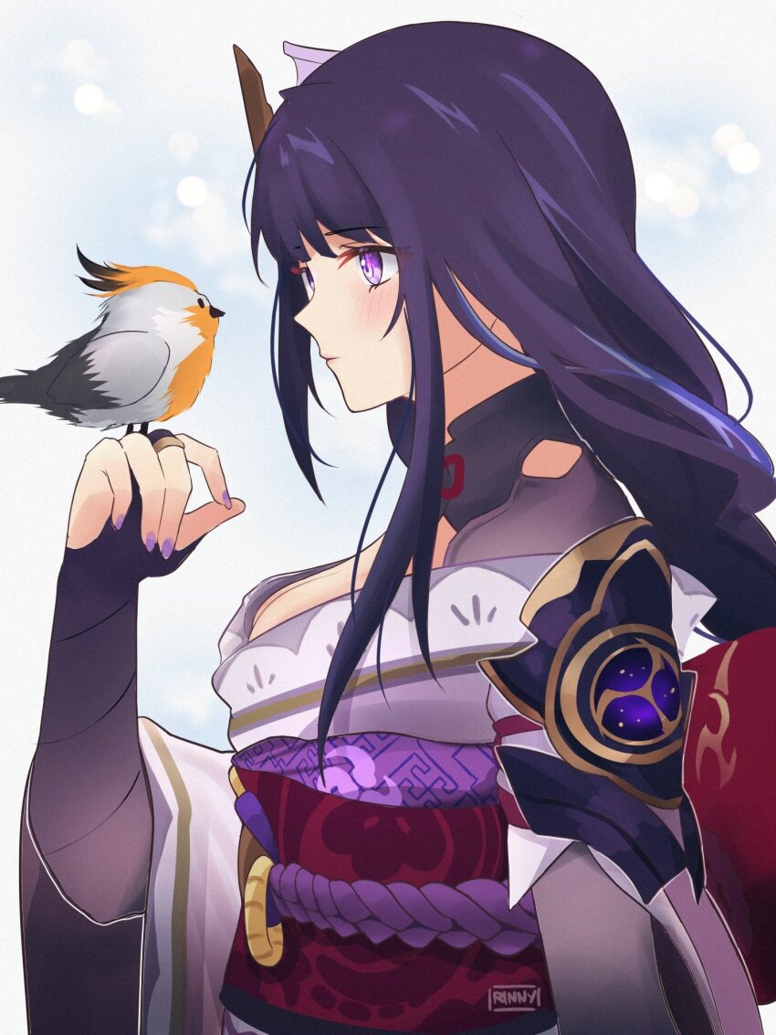 rinny rin2, raiden shogun, genshin impact, commentary, english ...