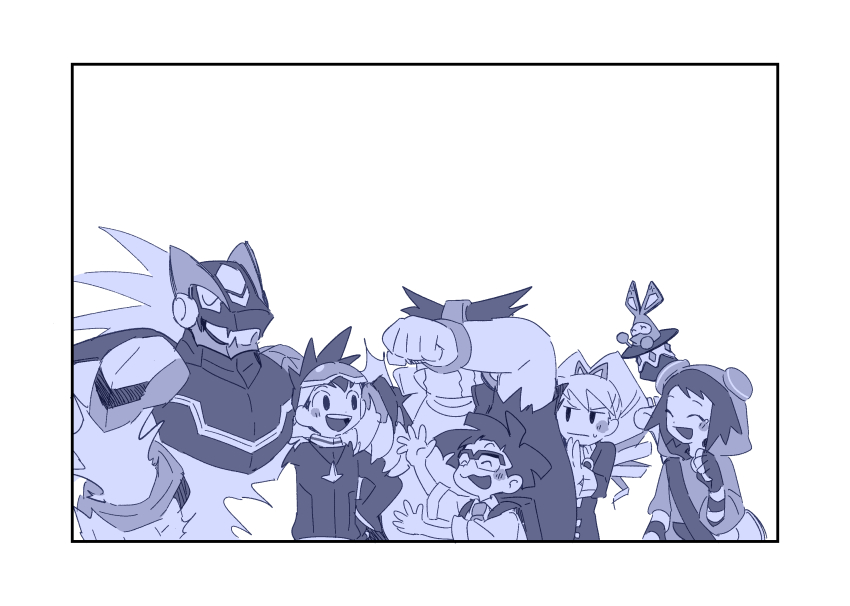 ishikoro1645, bud bison (mega man), geo stelar (mega man), luna platz ...