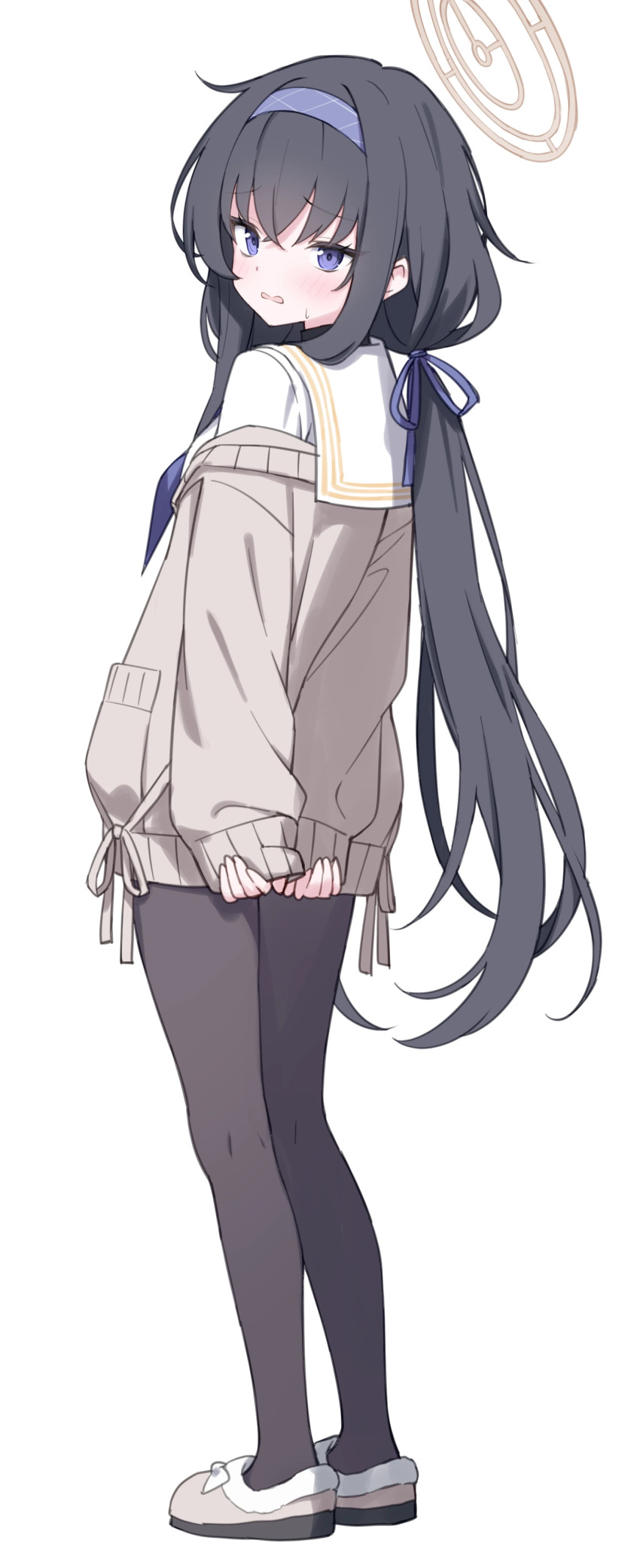 jyt, ui (blue archive), blue archive, absurdres, chinese commentary ...