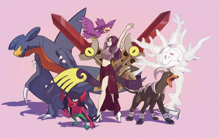 cuteskitty, cursola, doublade, garchomp, houndoom, morgrem, murkrow ...