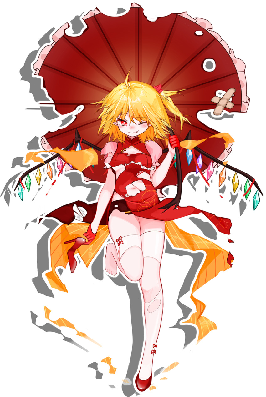 flandre scarlet, touhou, touhou hero of ice fairy, artist request ...