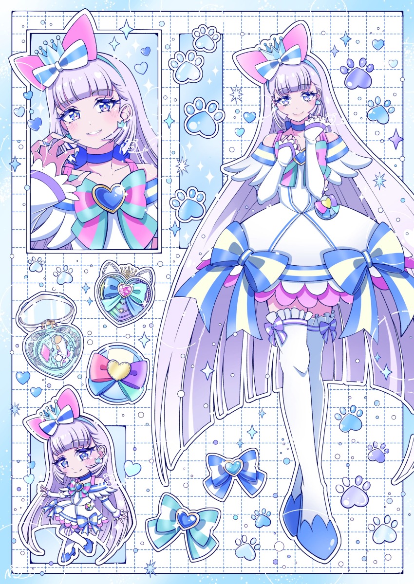 satowa (circuit), cure nyammy, nekoyashiki yuki, precure, wonderful ...