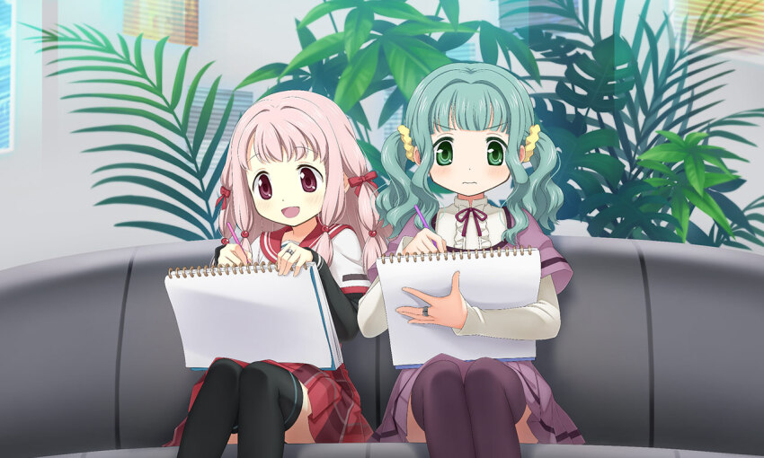 futaba sana, tamaki ui, magia record: mahou shoujo madoka magica gaiden ...