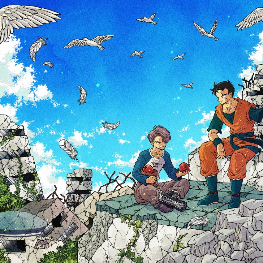 toriga, son gohan, son gohan (future), trunks (dragon ball), trunks ...