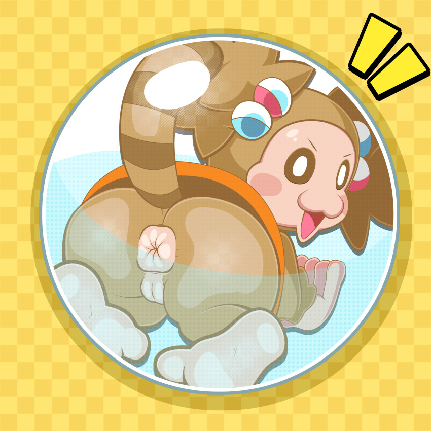 luigifan222, yanyan (super monkey ball), sega, super monkey ball, absurdres, highres, 1girl, :3 ...