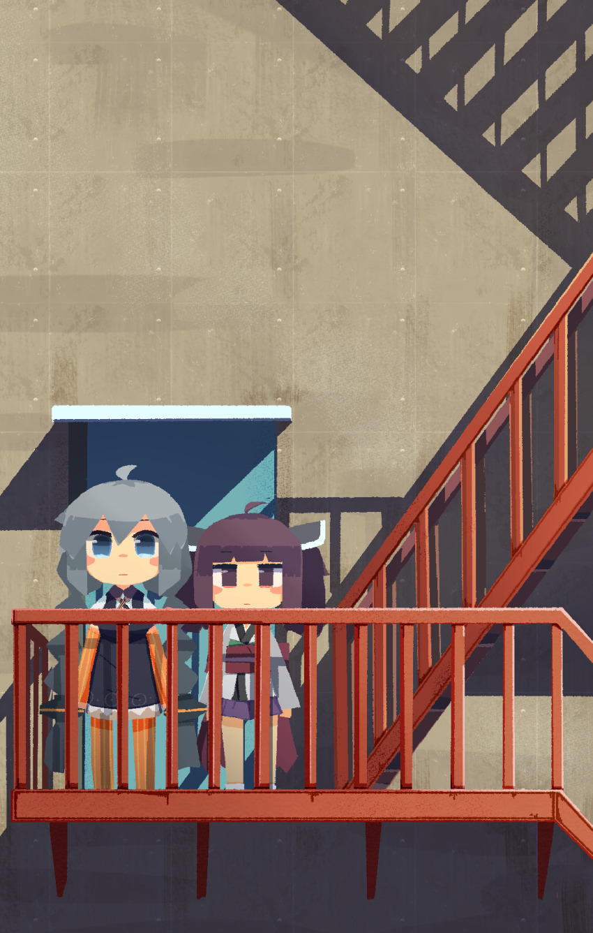 konohoshi, kizuna akari, touhoku kiritan, voiceroid, highres, 2girls ...